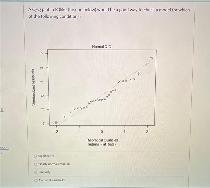 Solved For evaluation of regression models, typically, the | Chegg.com