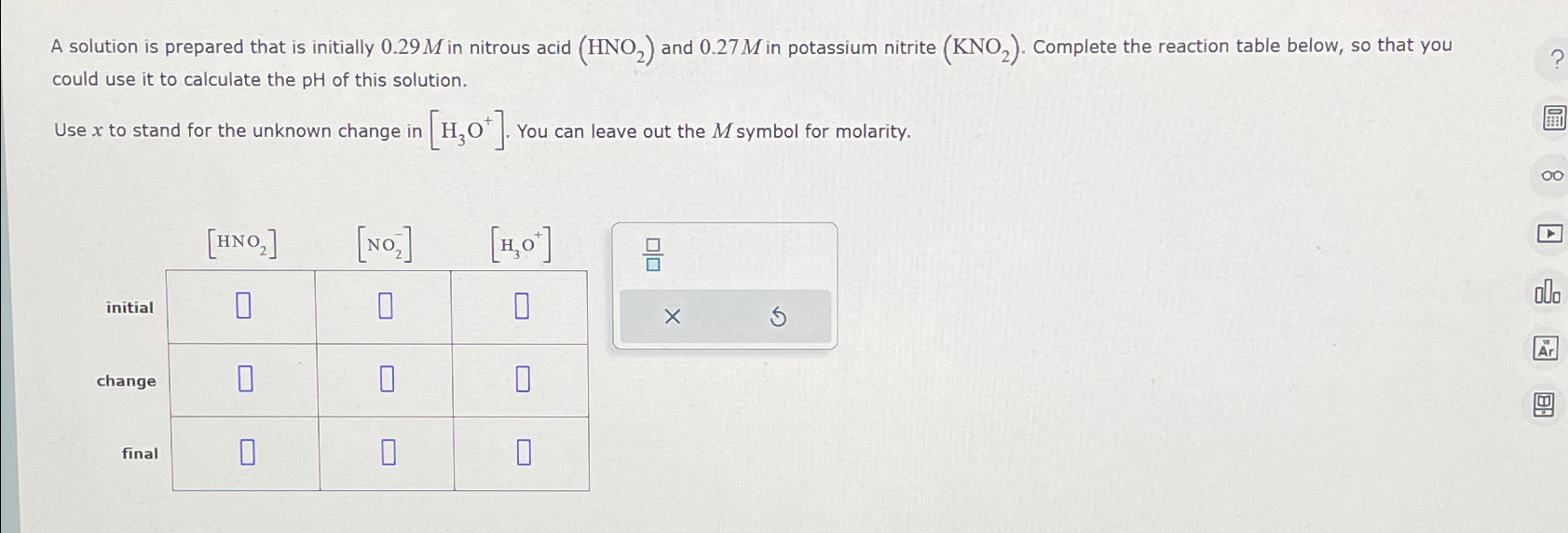 Solved A solution is prepared that is initially 0.29M ﻿in | Chegg.com
