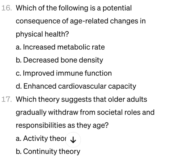 Solved Which of the following is a potential consequence of | Chegg.com