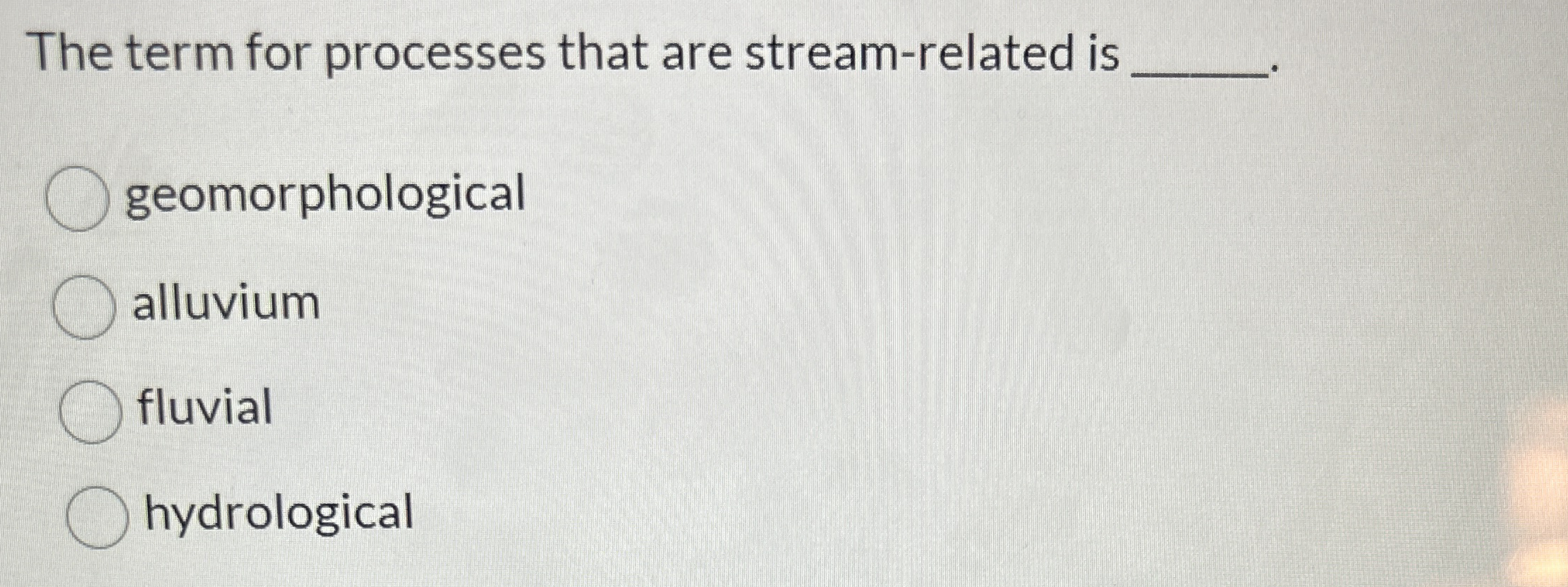 Solved The term for processes that are stream-related is | Chegg.com