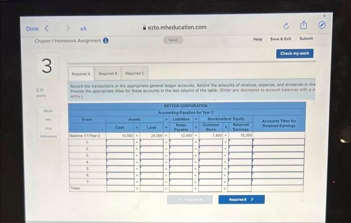 Required a. Select the definition that best matches | Chegg.com