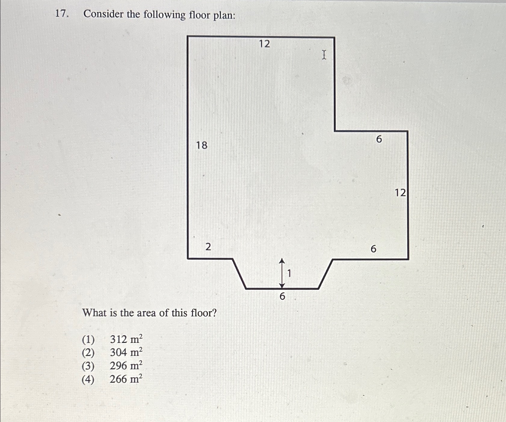 Solved Consider the following floor plan:What is the area of | Chegg.com