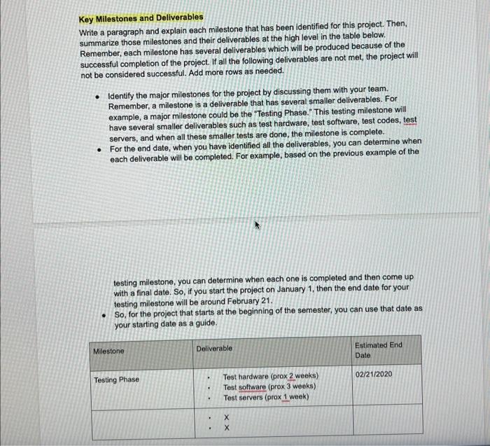 General Information The table below shows the | Chegg.com