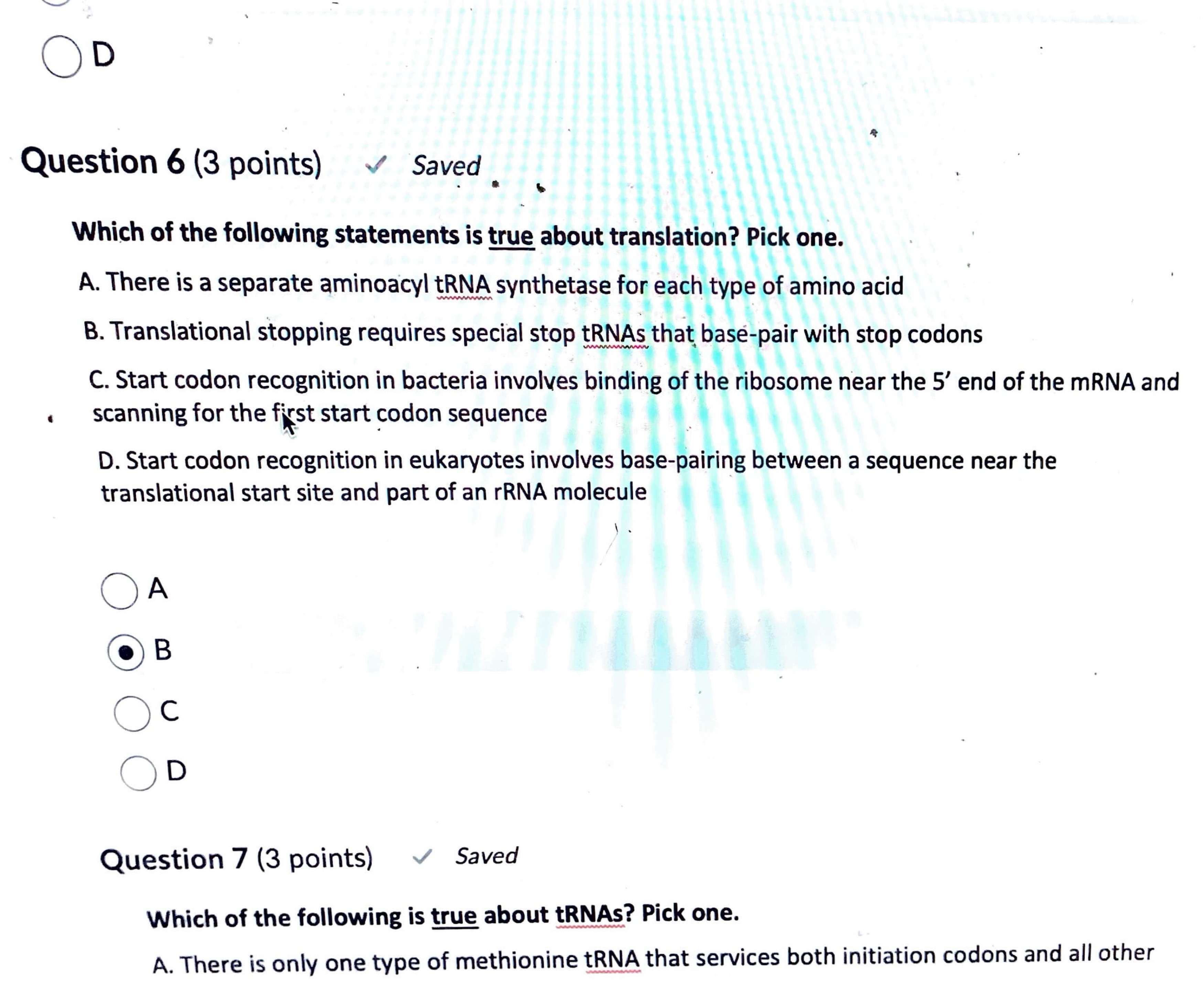 High Quality SOLUTION Question 7 (3 ﻿points)Which of the following is true | Chegg.com
