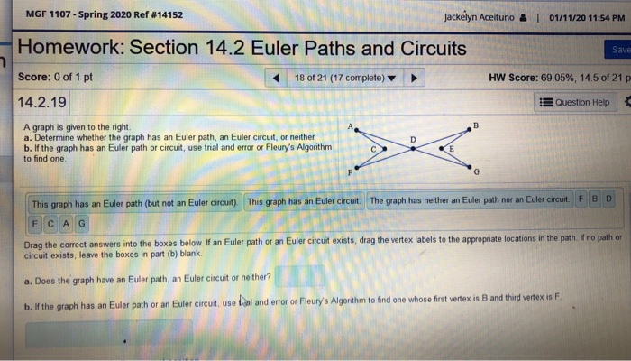 Solved MGF 1107 - Spring 2020 Ref #14152 MGF 107 - Spring | Chegg.com