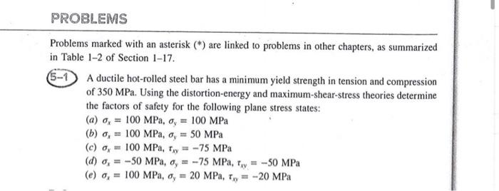 Solved (5-1 PROBLEMS Problems marked with an asterisk (*) | Chegg.com