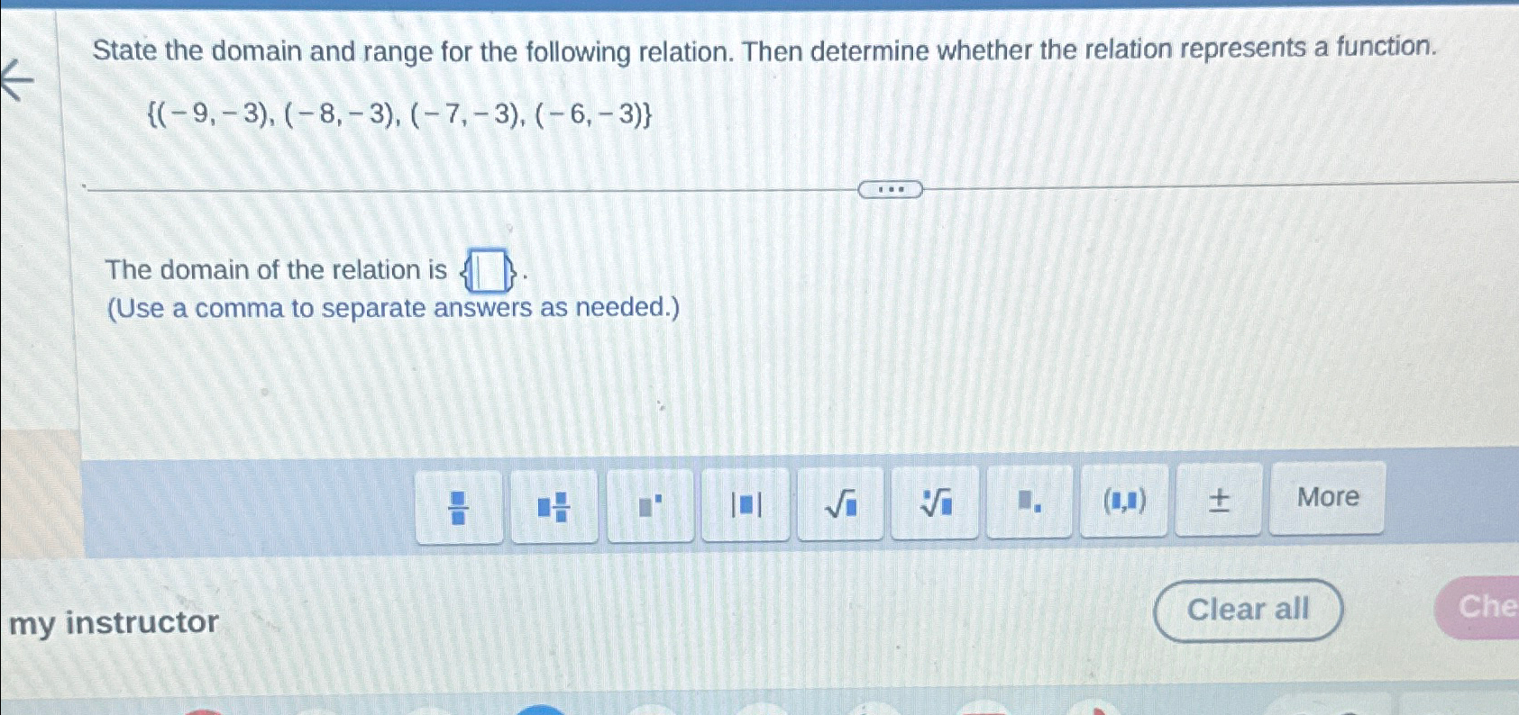 Solved State the domain and range for the following | Chegg.com