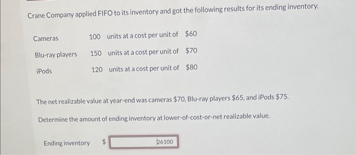Solved Bramble Frame Camera Shop uses the | Chegg.com
