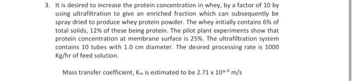 Solved solve 3c c) Calculate length of tubes required for | Chegg.com
