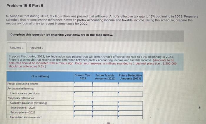 Solved Required information Problem 16-8 (Algo) Multiple | Chegg.com