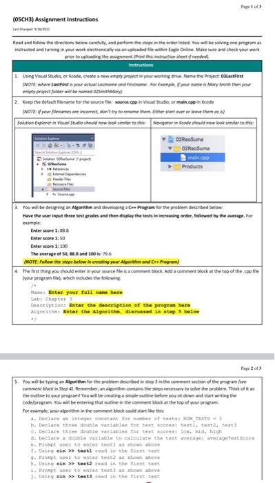 Solved i. Paye t of 3 5. You will be typing an Algorithm for | Chegg.com