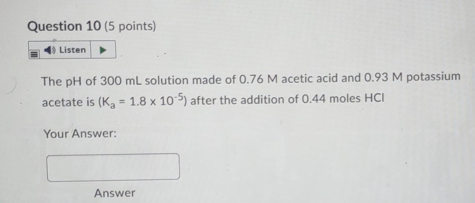 Solved Consider the following buffer system: 0.97MH2CO3 and | Chegg.com