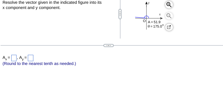 Solved by an EXPERT Resolve the vector given in ﻿the indicated figure | Chegg.com