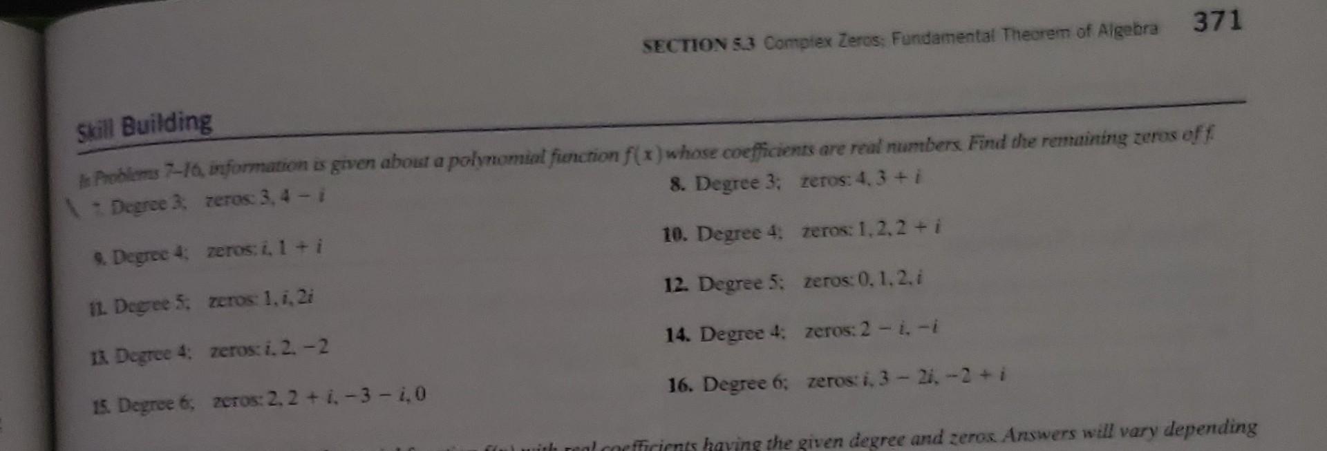 Solved d Skill Building In Problems 7-16, information is | Chegg.com