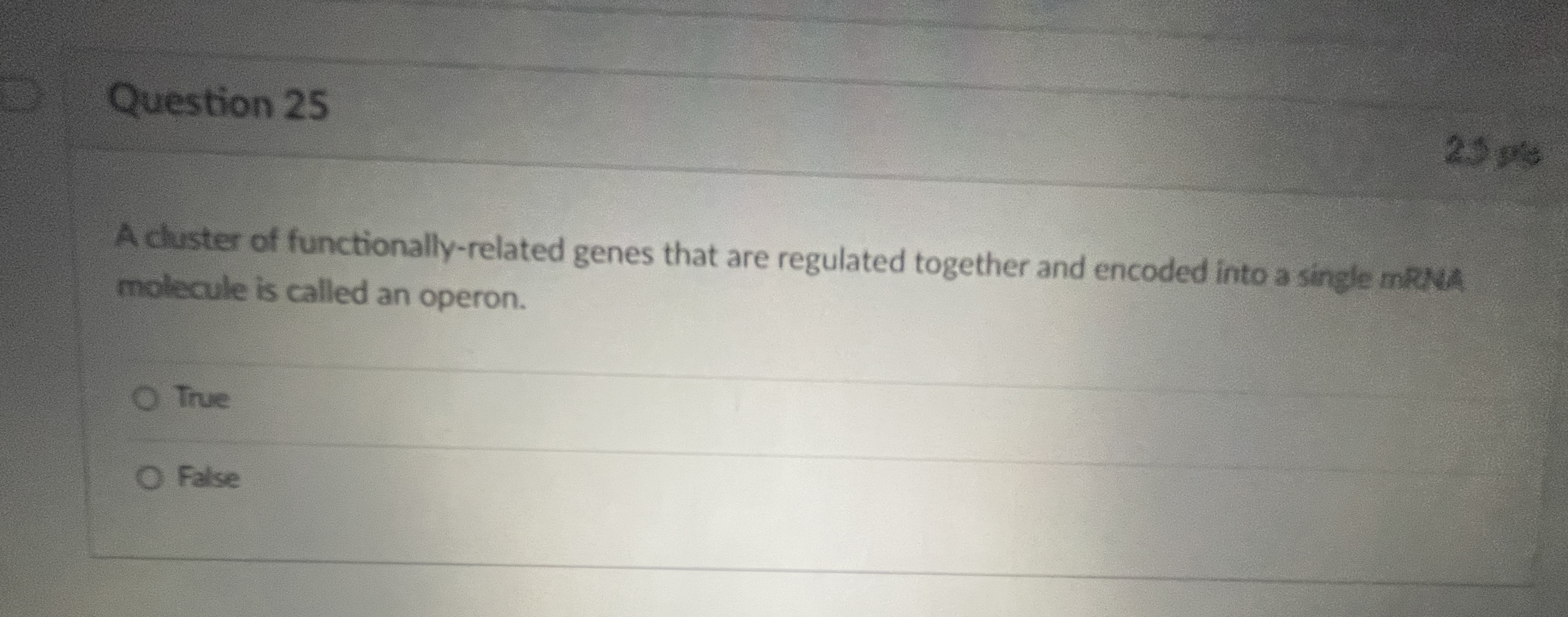 Solved Question 25A cluster of functionally-related genes | Chegg.com