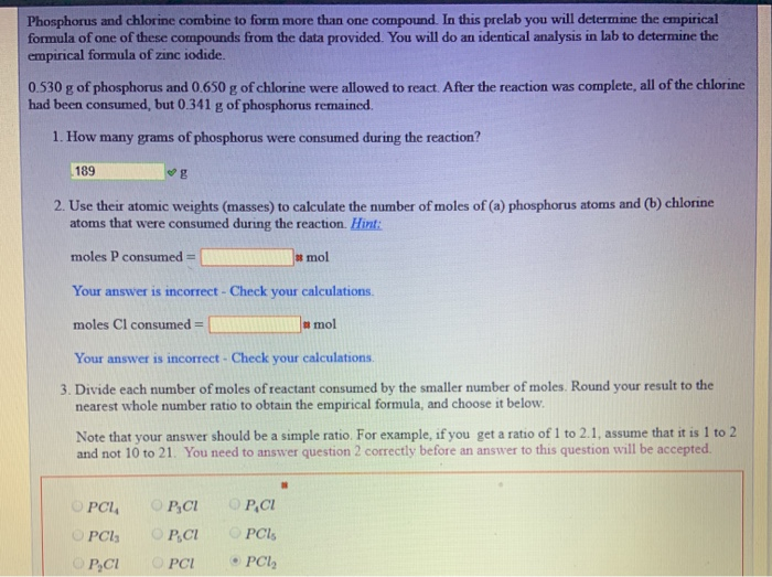 Solved Phosphorus and chlorine combine to form more than one | Chegg.com