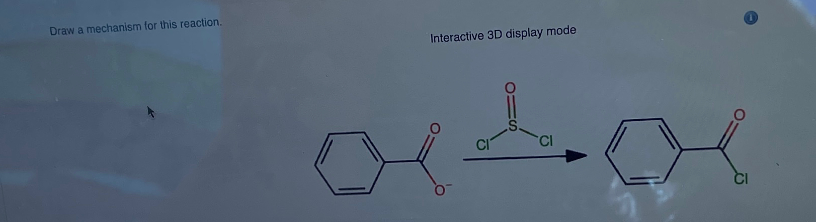 Solved Draw a mechanism for this reaction.Interactive 3D | Chegg.com