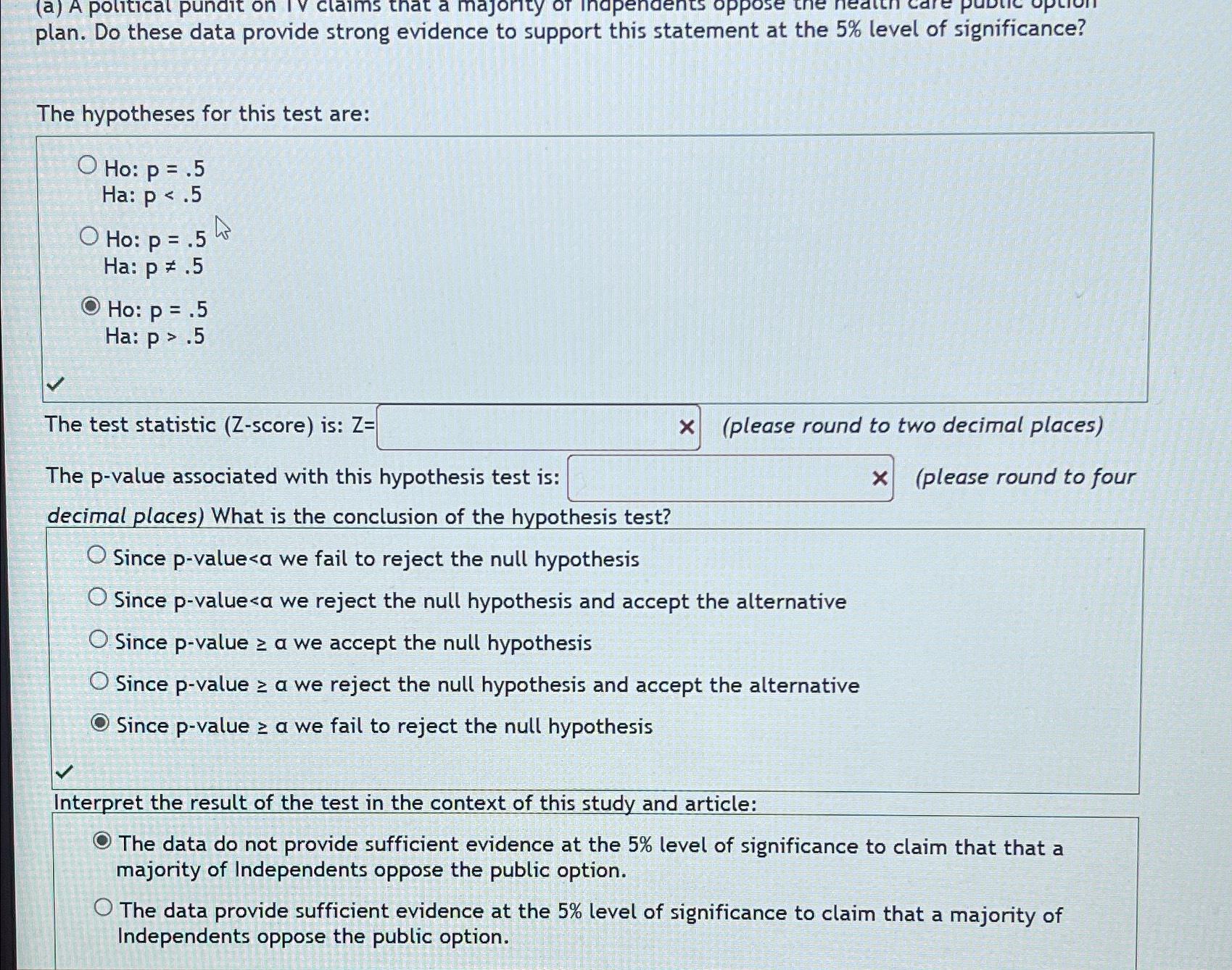 plan. Do these data provide strong evidence to | Chegg.com