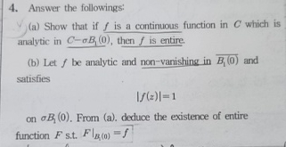 Solved Answer the followings:(a) ﻿Show that if f ﻿is a | Chegg.com