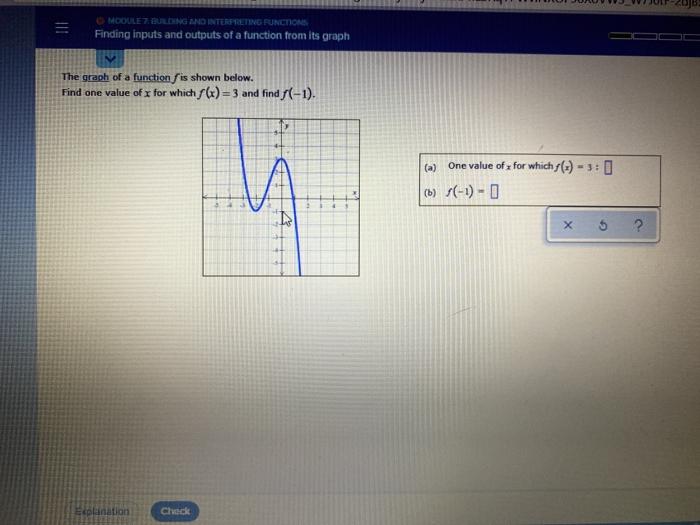 Solved = MODULE ZBULOING AND INTERPRETING FUNCTIONS Finding | Chegg.com