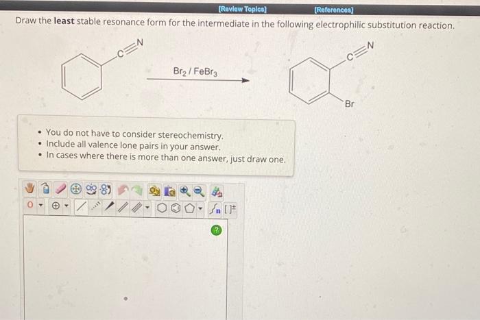 Solved Draw the least stable resonance form for the | Chegg.com