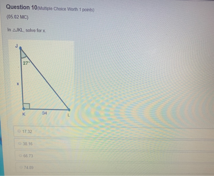 Solved Question 10(Multiple Choice Worth 1 points) (05.02 | Chegg.com
