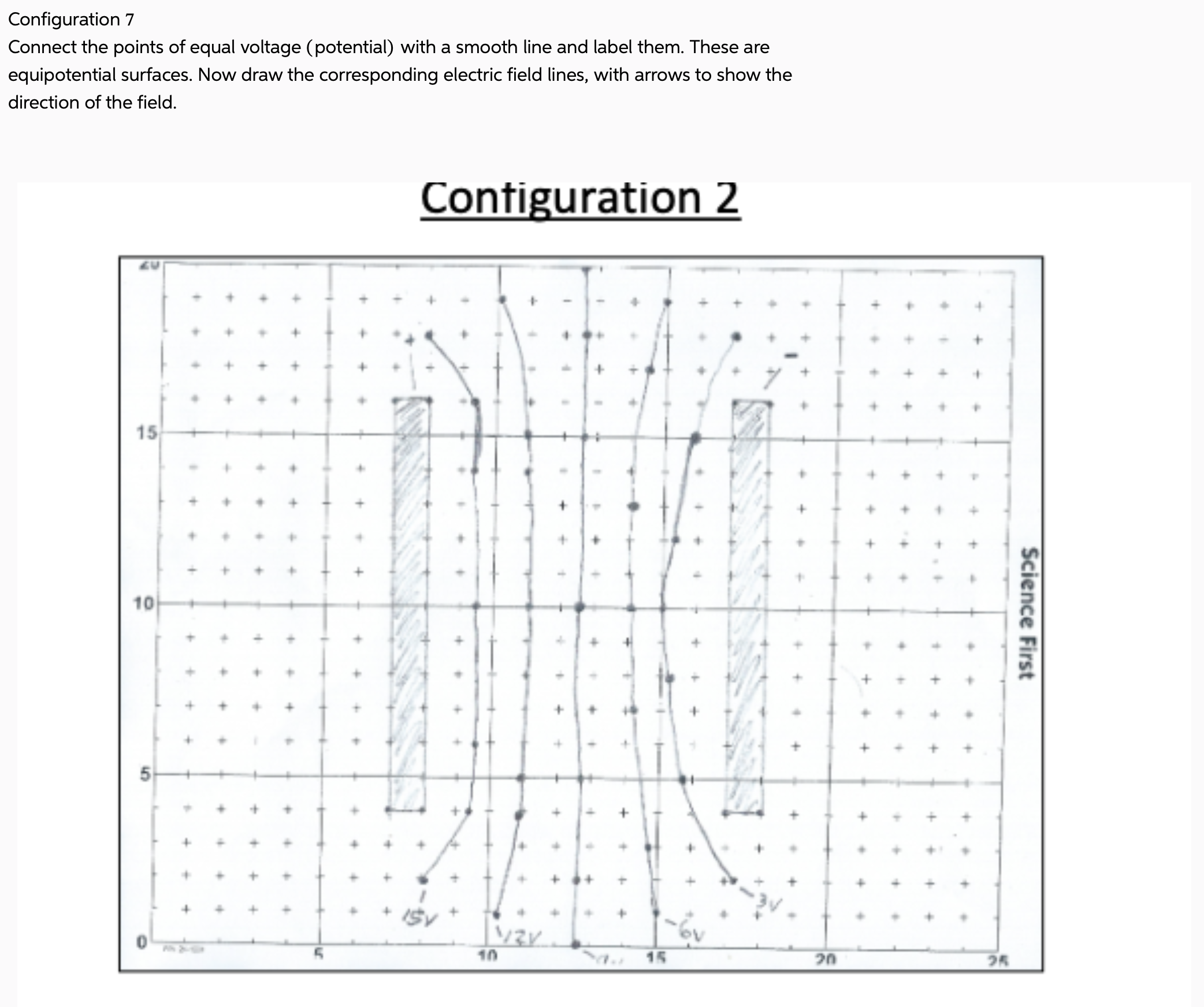 Solved Configuration 7Connect the points of equal voltage | Chegg.com