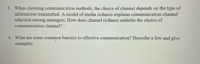 Ch. 11, Communication Please read chapter 11, | Chegg.com