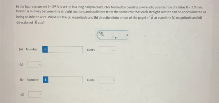 Solved In the figure a current i=29A ﻿is set up in a long | Chegg.com