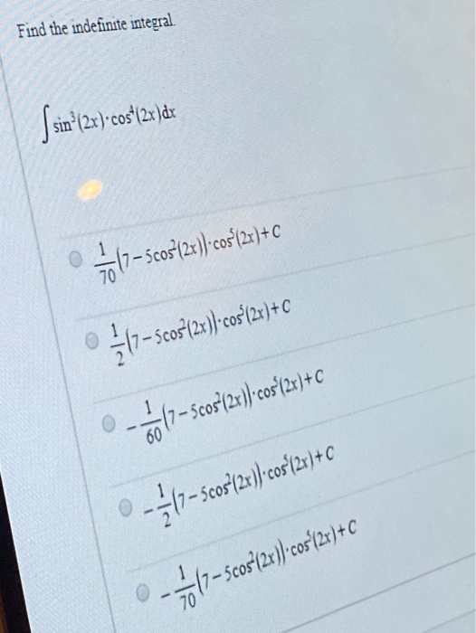 Solved Find the indefinite integral. x'Inx dx Write the | Chegg.com