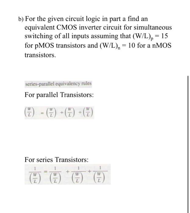 Solved a) For the given circuit logic design equation draw | Chegg.com