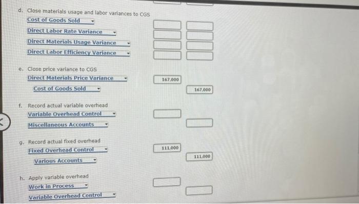 Solved Basic Variance Analysis, Revision of Standards, | Chegg.com