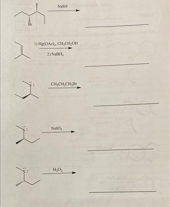 Solved 1. Fill in the blanks with the MAJOR organic product | Chegg.com