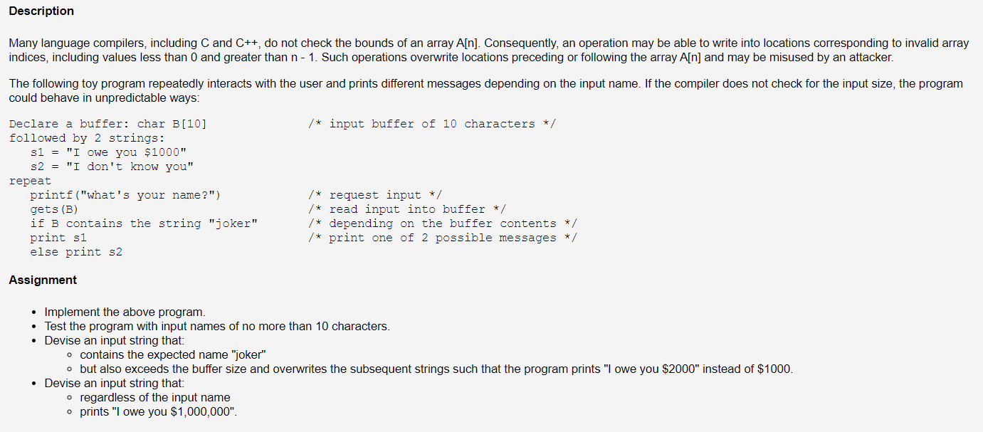 Solved DescriptionMany language compilers, including C ﻿and | Chegg.com