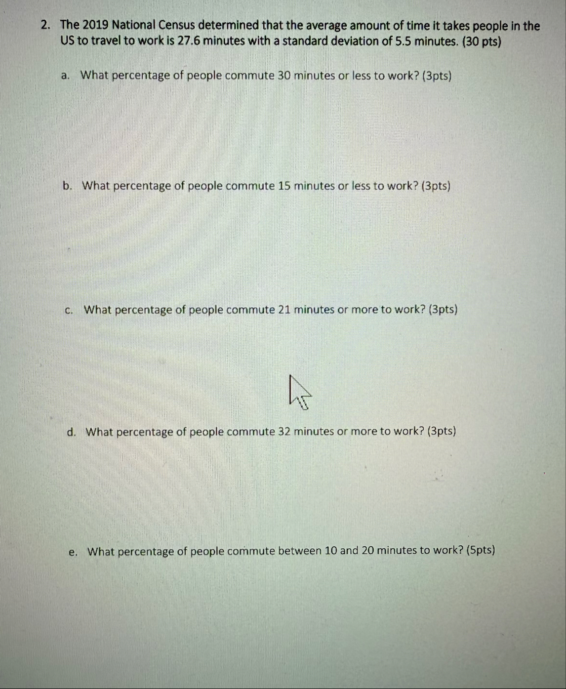 Solved SHOW WORK PLEASE THRID PAGE IS AN EXAMPLE ﻿//The 2019 | Chegg.com