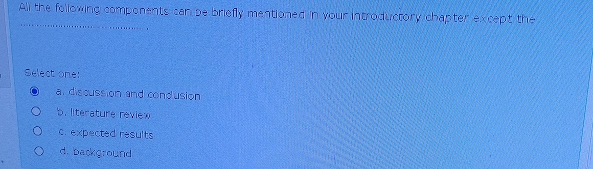 Solved All the following components can be briefly mentioned | Chegg.com