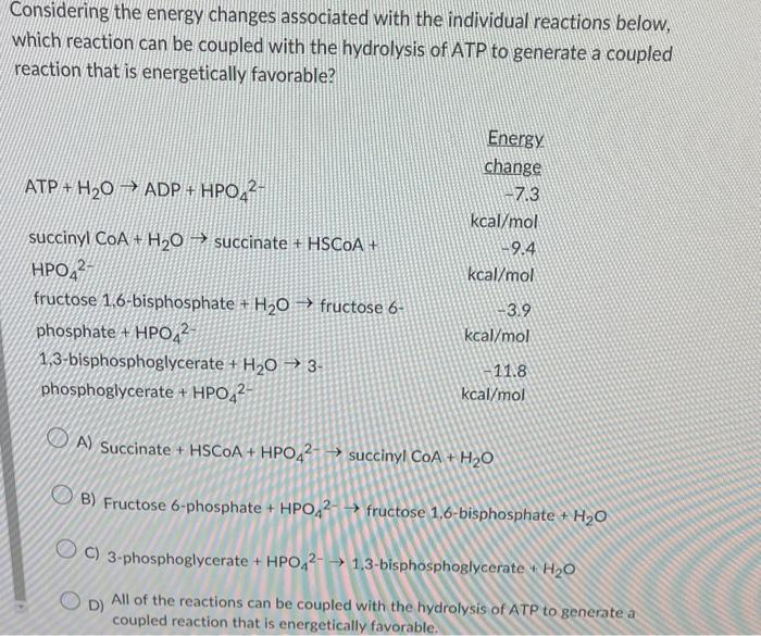 Solved Considering the energy changes associated with the | Chegg.com