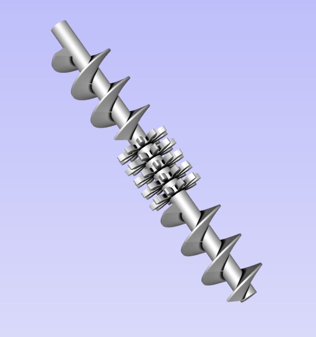 Solved I have designed an extruder screw for extruding clay | Chegg.com