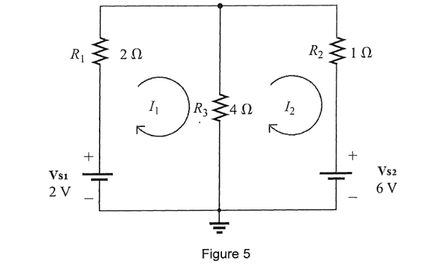 Solved By applying mesh current analysis, determine current | Chegg.com