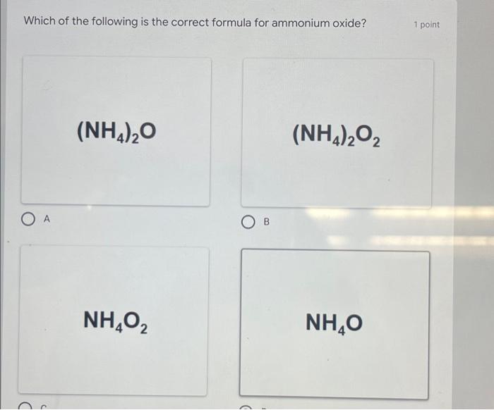Solved Which of the following is the correct formula for | Chegg.com