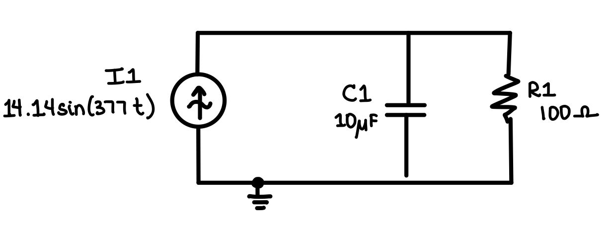 Solved Determine the current passing through the capacitor. | Chegg.com
