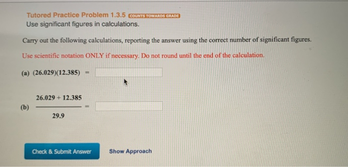 Solved Tutored Practice Problem 1 3 5 Counts Towards Grade