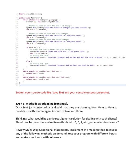 Solved CPS 2231 Computer Programming Lab #2. Methods | Chegg.com