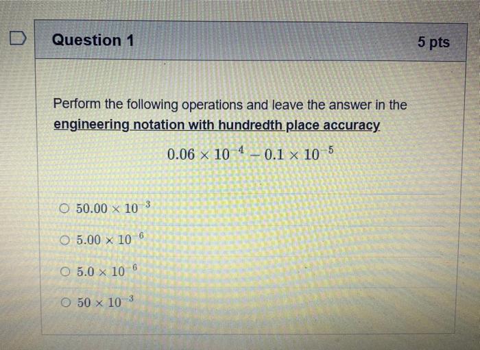 Solved Perform the following operations and leave the answer | Chegg.com