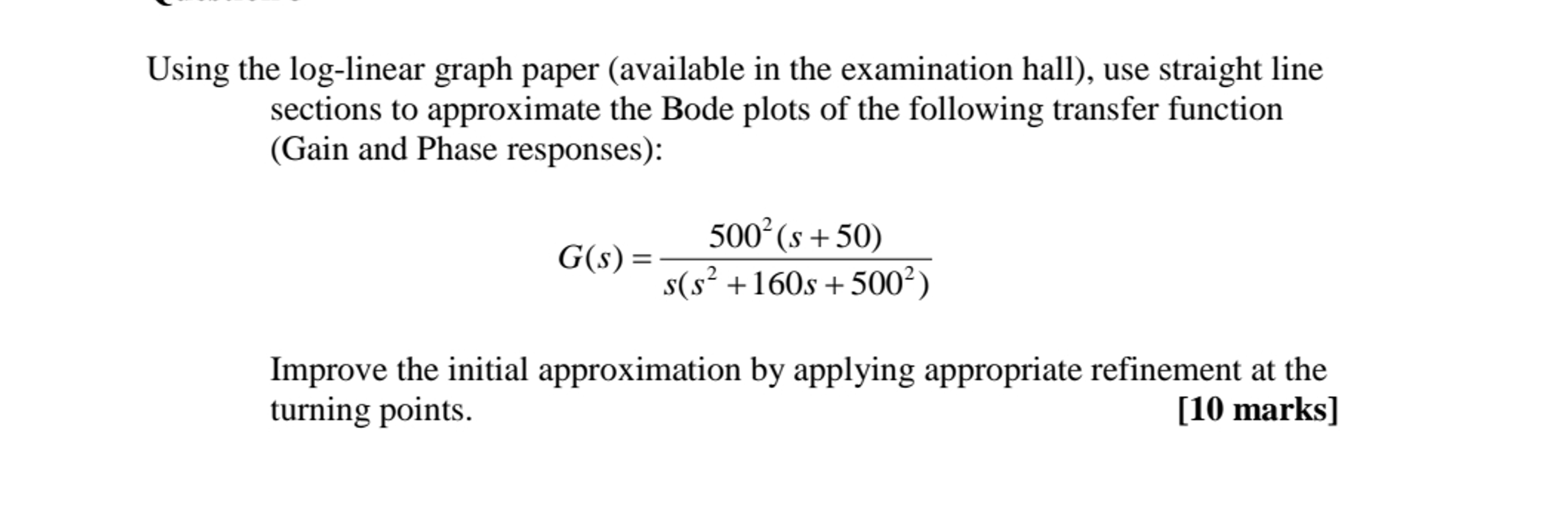 Solved Using the log-linear graph paper (available in the | Chegg.com