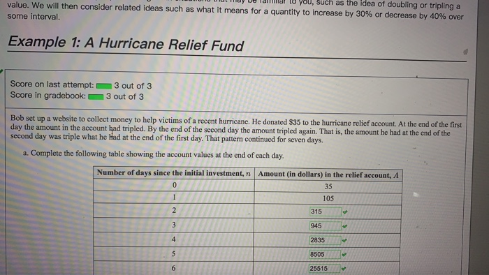 Solved 10 you, such as the idea of doubling or tripling a | Chegg.com