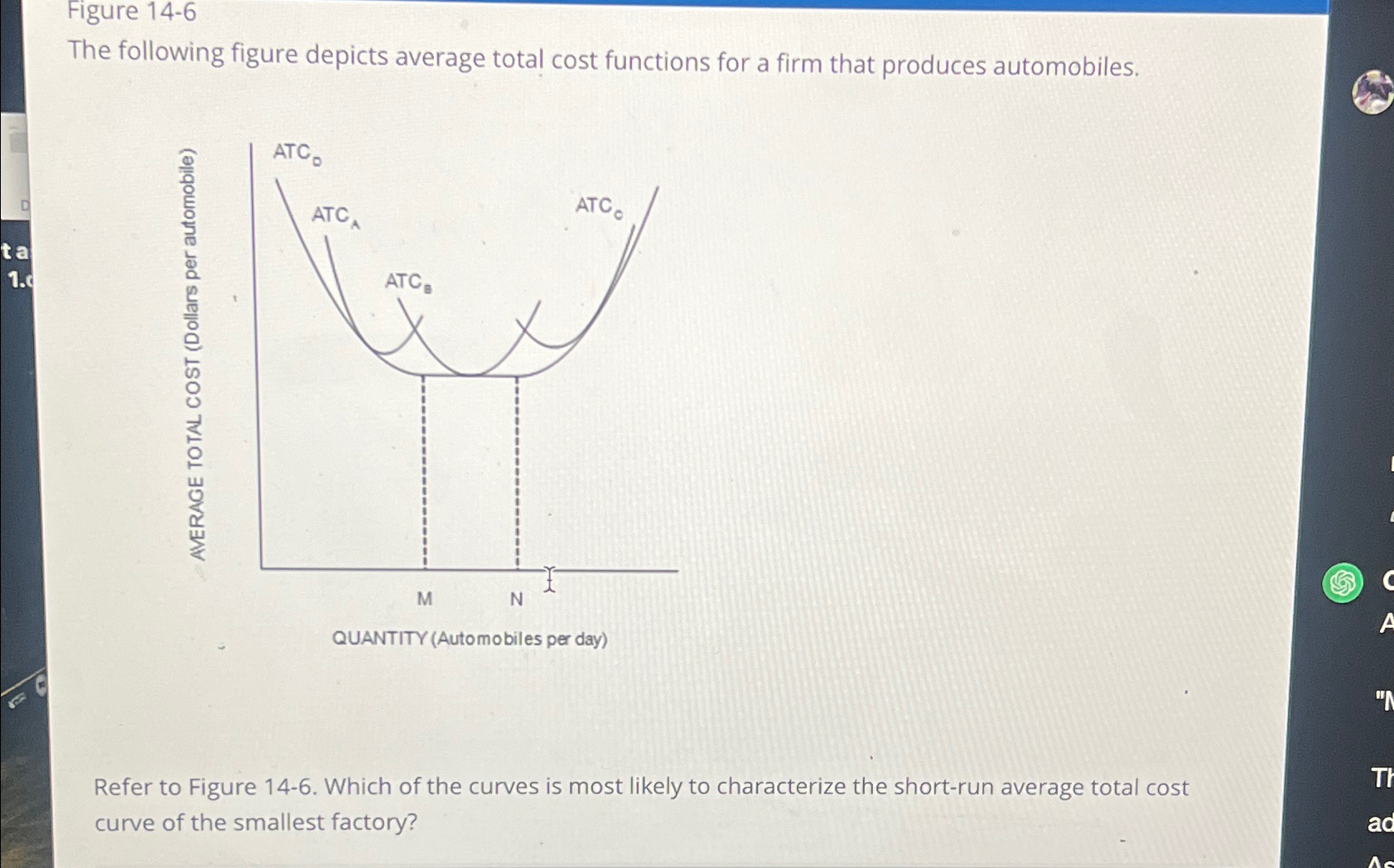 Solved Figure 14-6The following figure depicts average total | Chegg.com Solved Figure 14-6The following figure depicts average total | Chegg.com