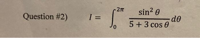 Solved Evaluate the following integrals using Cauchy Residue | Chegg.com