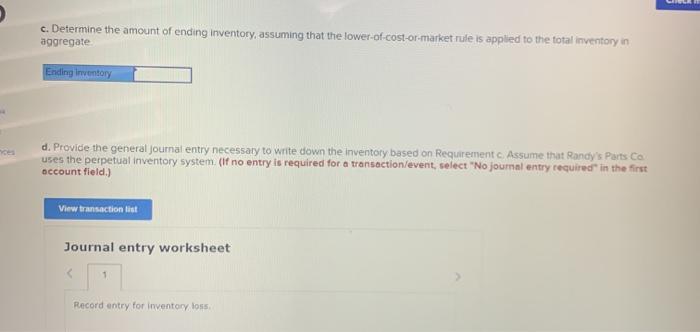Solved Problem 5-21A Inventory valuation based on the | Chegg.com