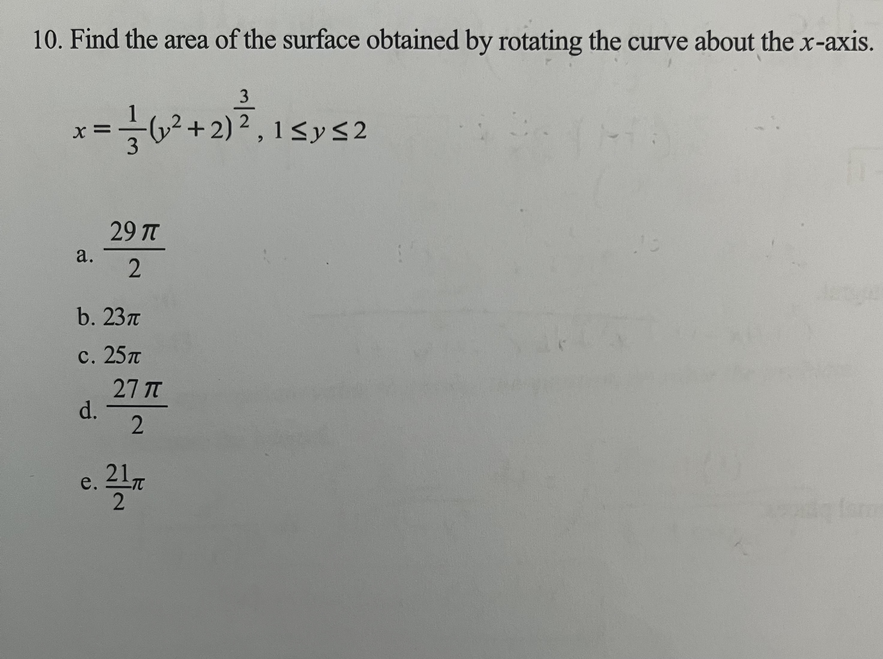 Solved Find the area of the surface obtained by rotating the | Chegg.com